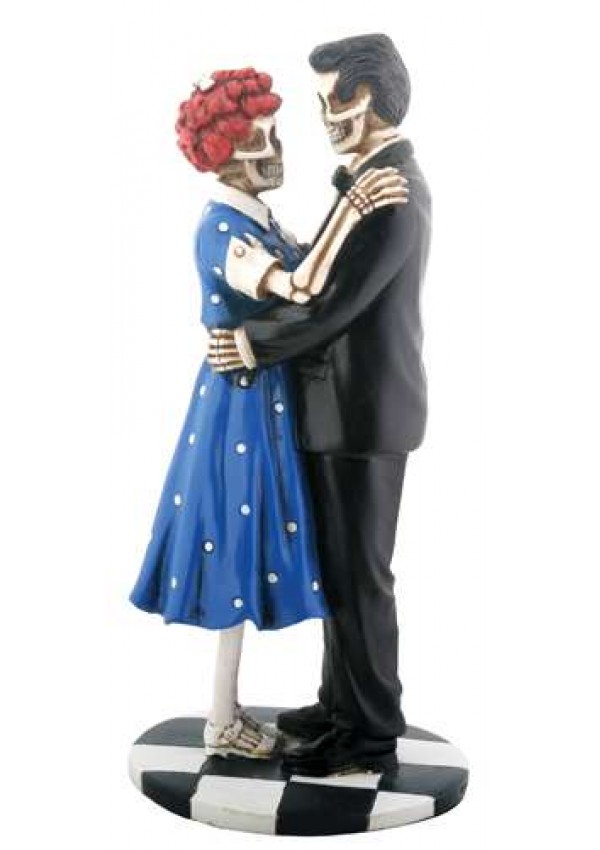 I Love Lucy Style Endless Love Skeleton Statue Skulls Eternal Love